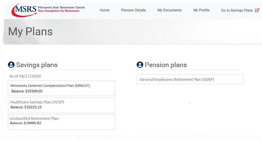 New Look to Account Online | Minnesota State Retirement System (MSRS)